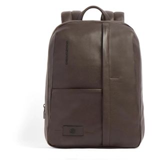 Piquadro Erweiterbarer Laptop-Rucksack 14 - - Bags - Herren - Braun - ONE SIZE