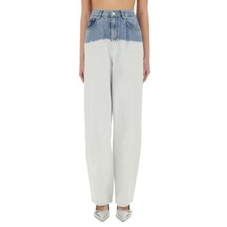 Moschino Damen, Jeans, Wei&szlig;, W28Gr&ouml;&szlig;e