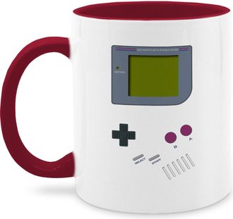 Shirtracer Tasse Tassen 325ml - Karneval & Fasching - Gameboy | Nerds - 325 ml - Bordeauxrot - gamertasse karnevalstasse fasching- 90 kaffeetasse gamer+tasse car
