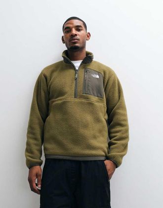 The North Face Yumiori Off Peak veste demi-zip kaki-Vert