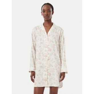 Lauren Ralph Lauren Nachthemd ILN32535 Creme Regular Fit