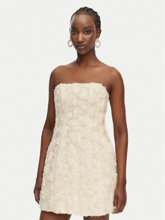 Bardot Bardot Coctailkleid Karoline 60099DB6 Beige Regular Fit