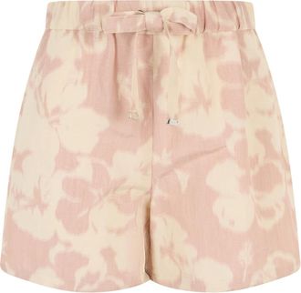Moncler Femme, Shorts, Multicolore, Taille: 42 FR Short Chin&eacute; &agrave; Imprim&eacute; Floral