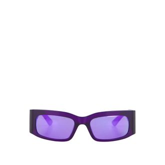 Balenciaga Lila Rechteckige Sonnenbrille UV-Schutz - - Accessories - Damen - Lila - ONE SIZE