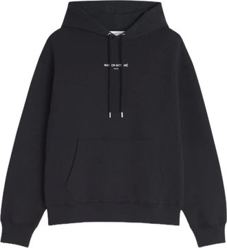 Maison Kitsun&eacute; Homme, Sweatshirts et sweats &agrave; capuche, Noir, Taille: L Paris Comfort Sweat &agrave; capuche