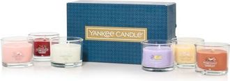 Yankee Candle Company Duftkerzen-Geschenkset | Gefüllte Votivduftkerzen | Sojawachsmischung | 6 Stück | Perfekte Geschenke für Frauen