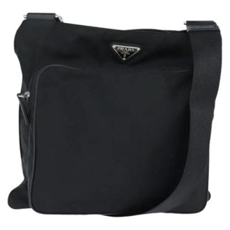 Prada Sac bandouli&egrave;re vintage en nylon Pre-owned - Femme - Pre-owned - Noir - Taille: ONE Size