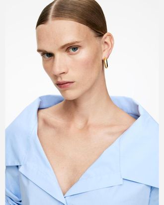 Arket Solide Creolen -Goldfarben