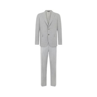 Brooks Brothers Homme, Costumes, Gris, Taille: 2XL Costume en laine vierge superfine