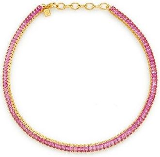 Crystal Haze Collier Baguette