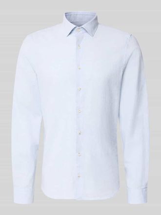 Roy Robson Slim Fit Freizeithemd mit Leinen-Anteil