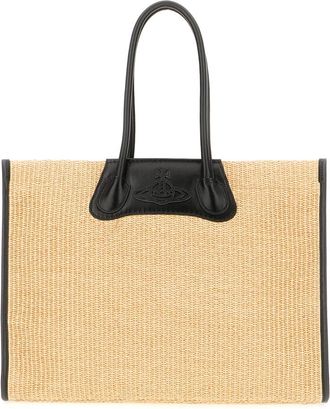 Vivienne Westwood Femme, Sacs, Beige, Taille: ONE Size Tote Bag