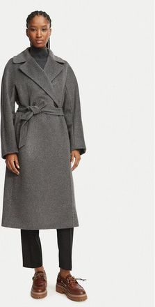 Max Mara Wollmantel Resina 2625016102 Grau Regular Fit