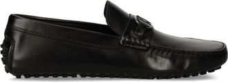 Karl Lagerfeld Loafer mit Logo-Schild - Schwarz