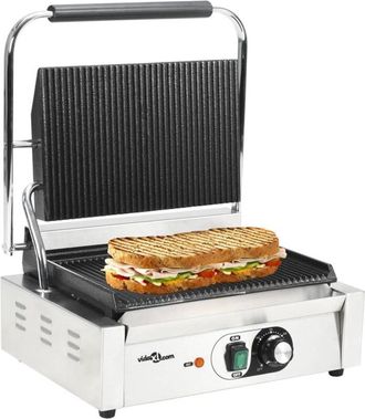 vidaXL Gerillter Panini-Grill 2200 w 43x30,5x20 cm - Vidaxl
