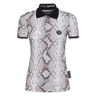 Plein Sport Polo Shirt Python - - Sport - Damen - Grau - M