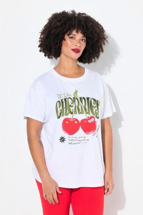 Angel Of Style T-Shirt T-Shirt Boxy Fit Kirschen-Motiv