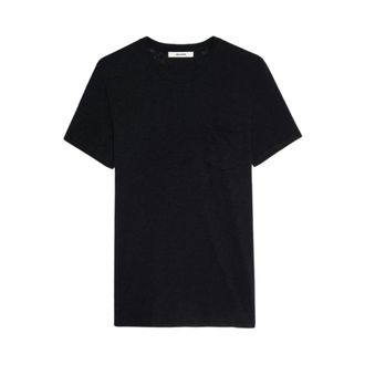 Zadig&Voltaire T-shirt Stockholm - Homme - Tops - Noir - Taille: M