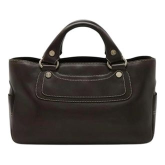 Celine unisex, Pre-owned, Brun, Taille: ONE Size Pre-owned Boogie Bag Leather Handbag