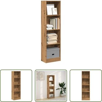 vidaXL vidaXL B&uuml;cherregal Artisan-Eiche - B&uuml;cherregal Artisan-Eiche 40x24x143 cm Holzwerkstoff