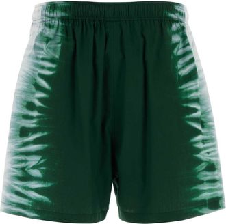 Balenciaga Shorts Bermuda Shorts - Green
