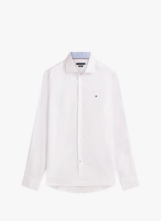 Tommy Hilfiger Chemise droite en coton m&eacute;lang&eacute;