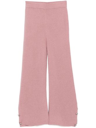 Izaak Azanei pantalon à coupe courte - Rose