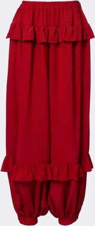Chlo&eacute; Chlo&eacute; Pantalon ballon en jacquard de soie