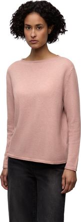 Street One Pullover mit gerolltem Saum Faded Rose Mel. 46