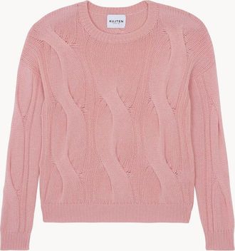 Kujten Pull col rond cachemire torsadé, 8 fils - Pull Nils