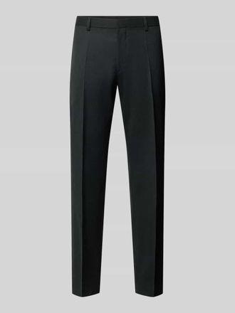 HUGO BOSS Regular Waist Business-Hose aus Wolle mit Bundfalte