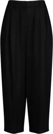 Topshop Pantalon uni en lin m&eacute;lang&eacute;