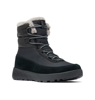 Columbia Slopeside Peak wasserdichte Schneestiefel f&uuml;r Damen, Schwarz (Black x Graphite), 37.5 EU