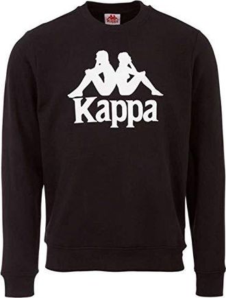 Kappa Men Sweatshirt Black 703797 194006, Größe Bekleidung:L