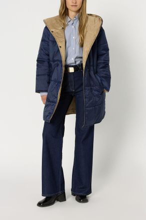 Gerard Darel Doudoune &agrave; capuche r&eacute;versible - MATHILDE - Bleu Nuit