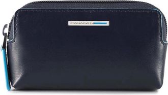 Piquadro unisex, Accessoires, Bleu, Taille: ONE Size &Eacute;tui porte-cl&eacute;s avec deux anneaux