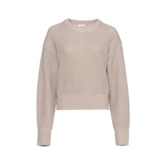 Liu Jo Femme, Pulls, Beige, Taille: 40 FR Pull en laine et alpaga