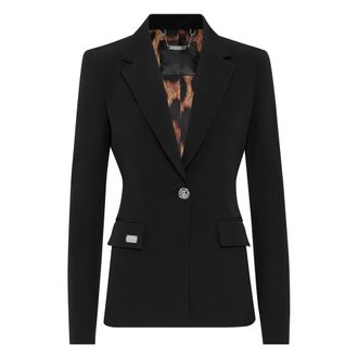 Philipp Plein Cady Blazer Skull - - Jackets - Damen - Schwarzk - XS