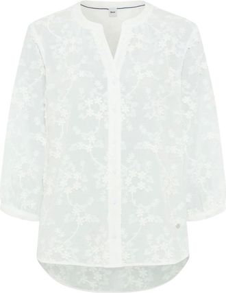 Brax Brax, Femme, Blouses et Chemises, Blanc, Taille: 38 FR Blouse Style Velia