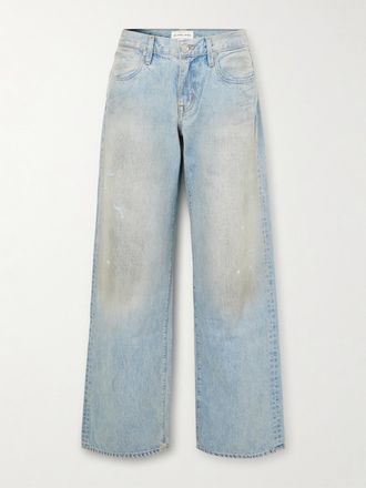 Slvrlake Denim Jean Large Taille Haute Mica - Bleu