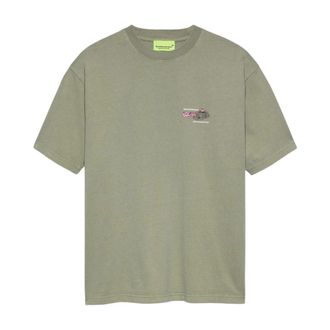 New Amsterdam Surf Association Lilies Tee - - Tops - Herren - Gr&uuml;n - XS