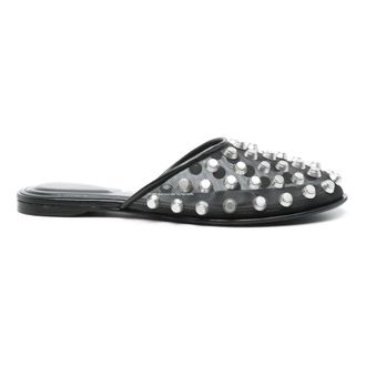 Alexander Wang Femme, Chaussures, Noir, Taille: 36 EU Mules plates Rhodes