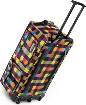 Normani Stabile Reisetasche Trolley Big Size XL 80-150 Liter mit 2 Rollen -Robust und wasserabweisend - Leichter Reisetrolley XL Tasche NEU Verschiedene Gr&ouml;&szlig;e
