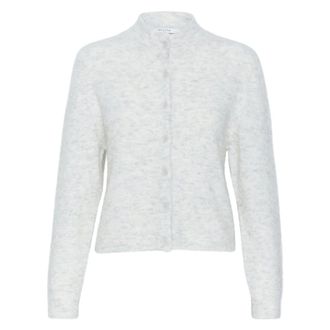 Gestuz Femme, Pulls, Gris, Taille: 36 FR Cardigan en maille