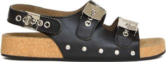 Scholl Femme, Chaussures, Noir, Taille: 40 EU Sandalo Pelle