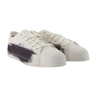 Yohji Yamamoto Unisex Nizzastar Lo Sneaker White Calfskin