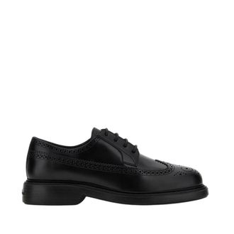 Hogan Homme, Chaussures, Noir, Taille: 41 1/2 EU H704 Derby Bucature