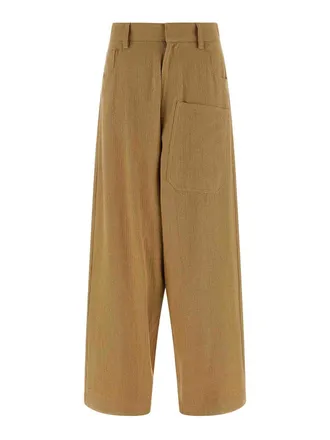 JEJIA Pantalons D&eacute;contract&eacute;s - Jaune