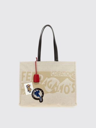 Ferragamo Sac Cabas Femme couleur Beige