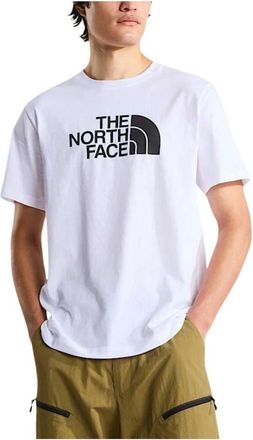 The North Face Homme, Tops, Blanc, Taille: 2XL T-Shirt Imprim&eacute; &agrave; Manches Courtes et Col Rond